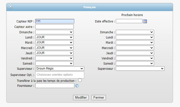 Capteurs de temps - Prextra
